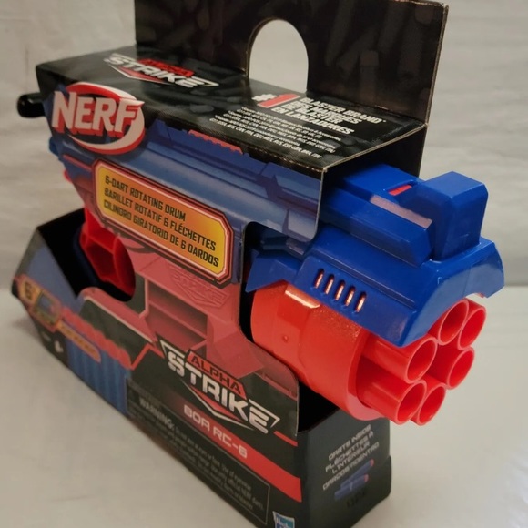 Nerf | Toys | 2x Nerf Alpha Strike Boa Rc6 Gun 6 Blasting Darts Hasbro ...